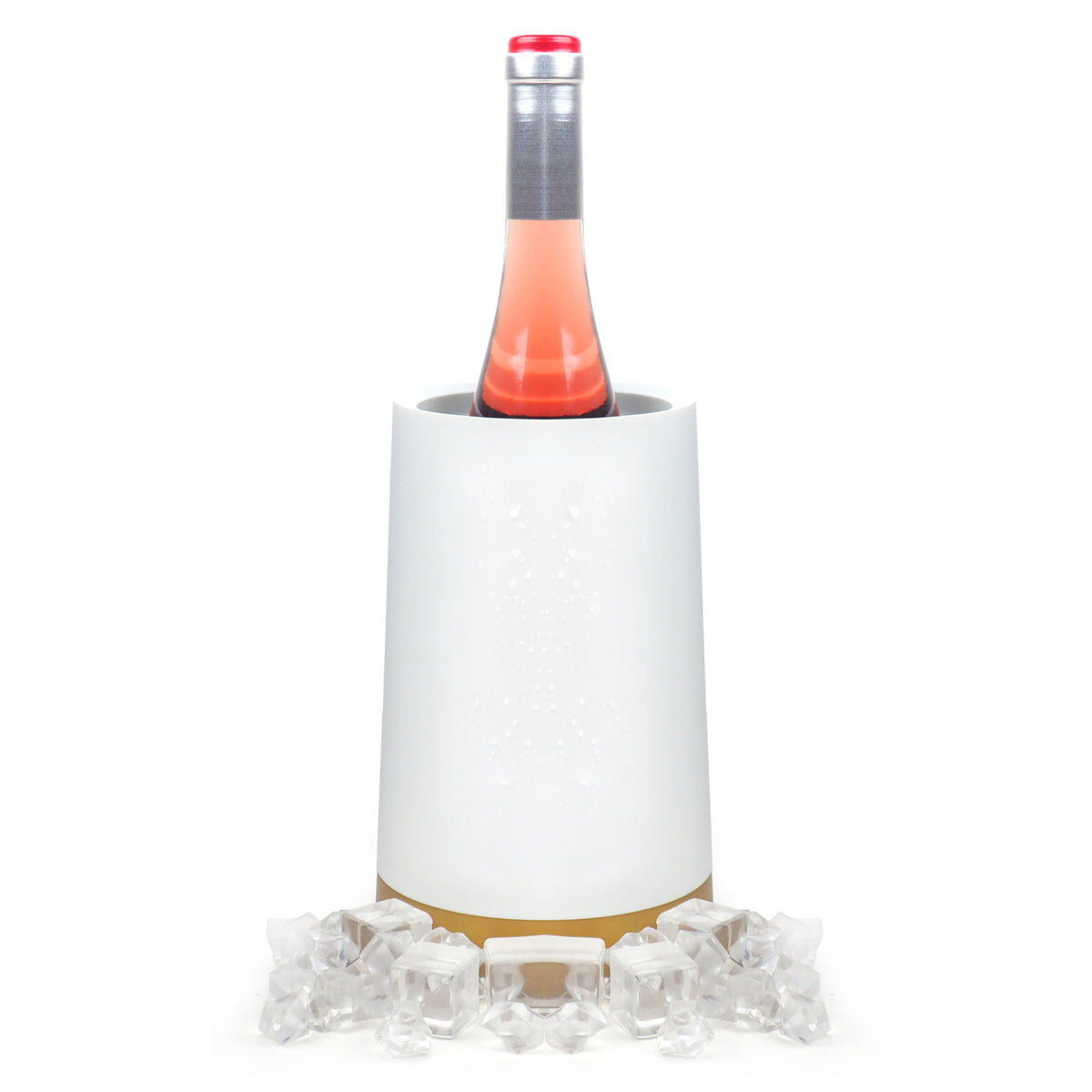 Pulltex Wine & Champagne Bottle CoolerPot - White & Gold | Wineware stock a great selection of ...