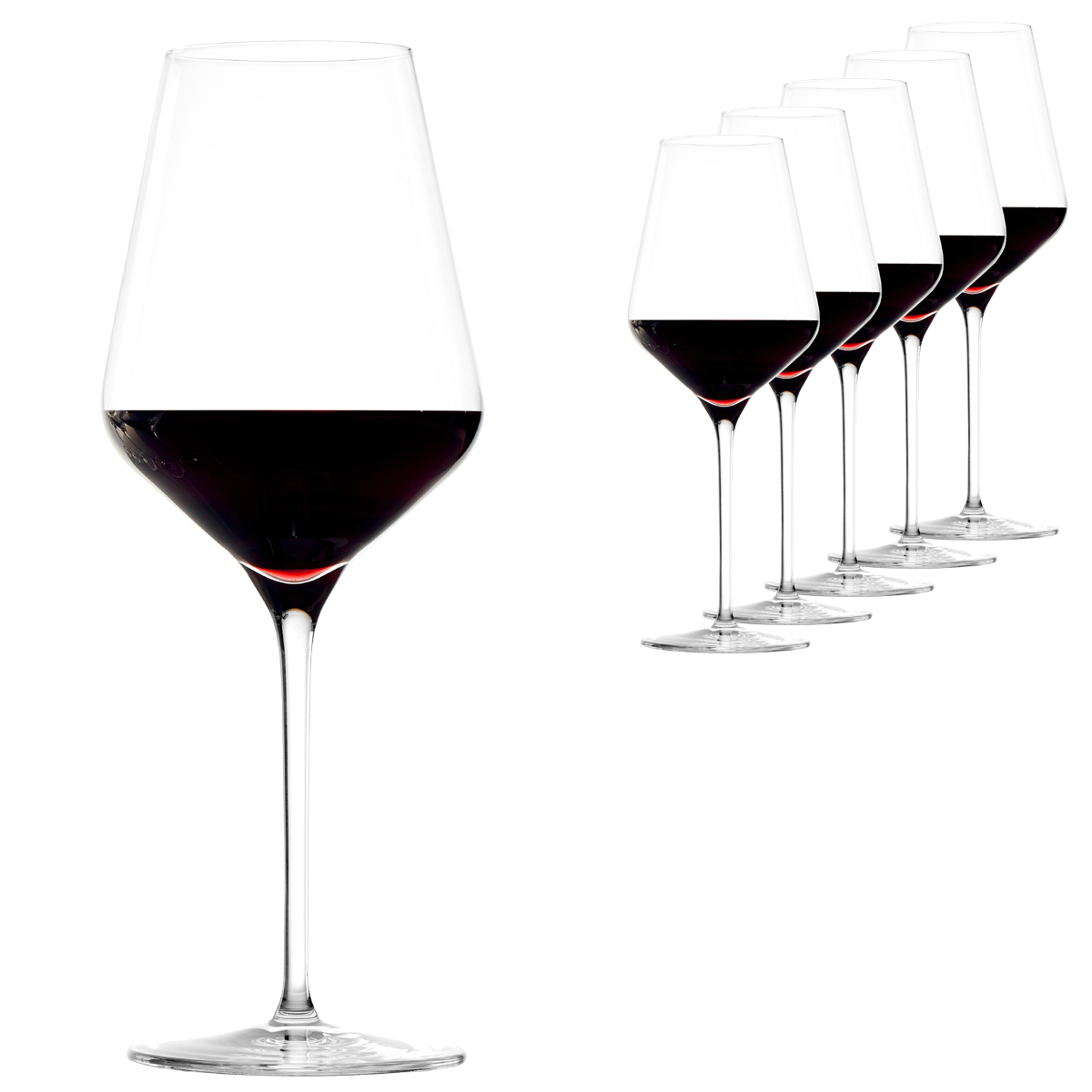 Stolzle Quatrophil Red Wine Glass - Set of 6, Glassware; UK Glassware Suppliers – Wineware Racks ...