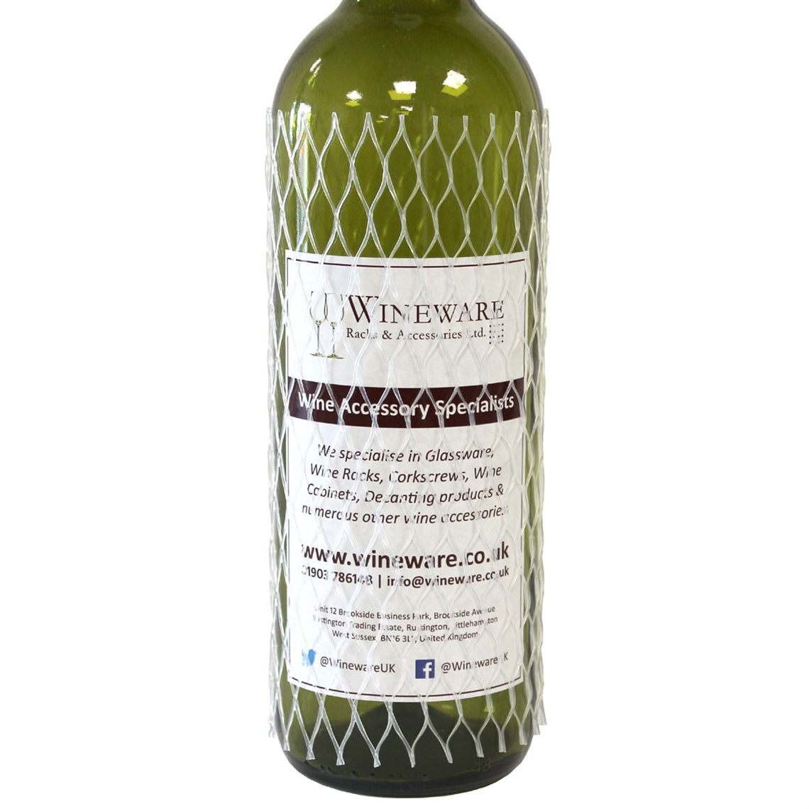 Wine Bottle Protector Sleeves Mesh Net Polyethylene - Set of 10 ...