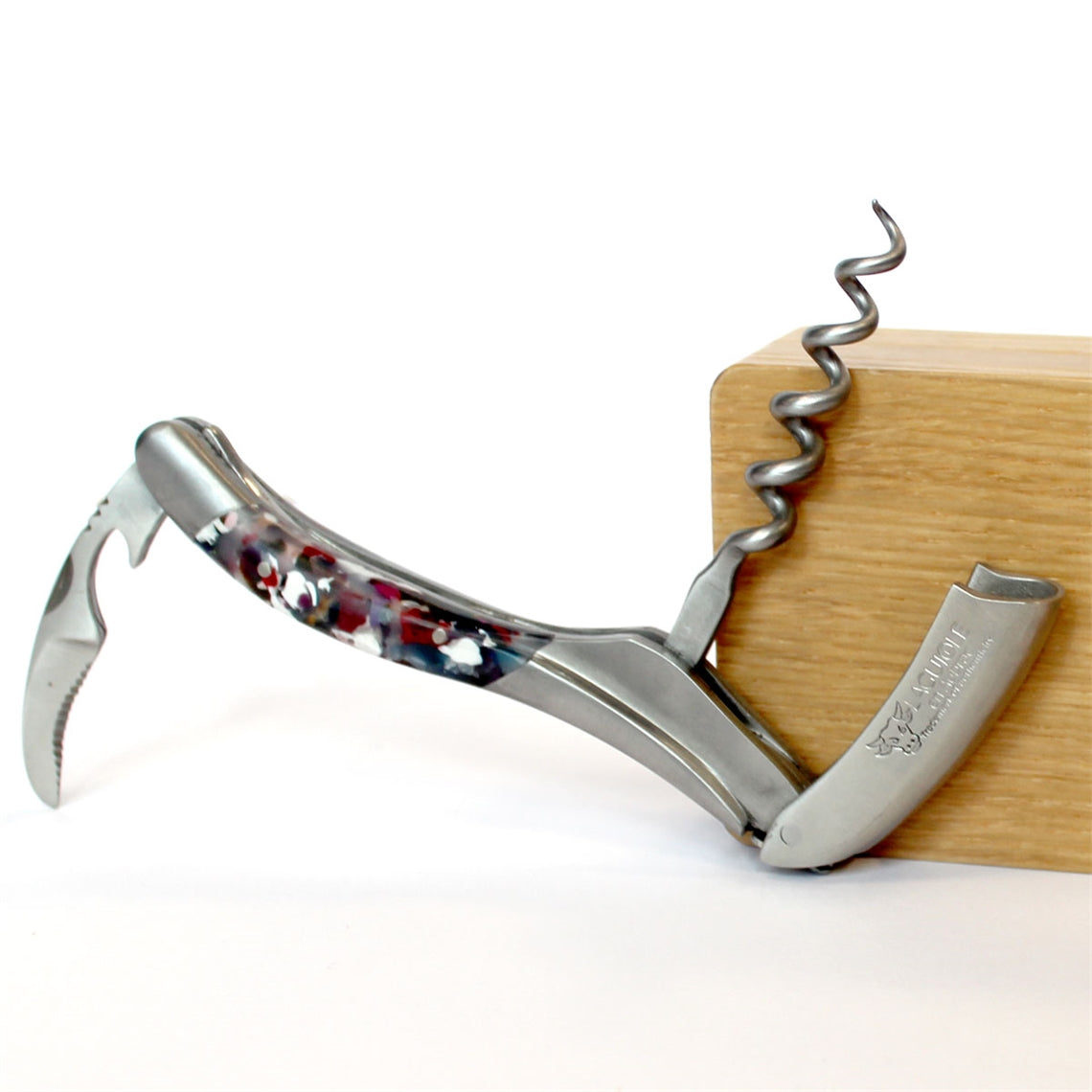 Laguiole en Aubrac Sommelier Corkscrew Harlequin Handle, Corkscrews; UK ...