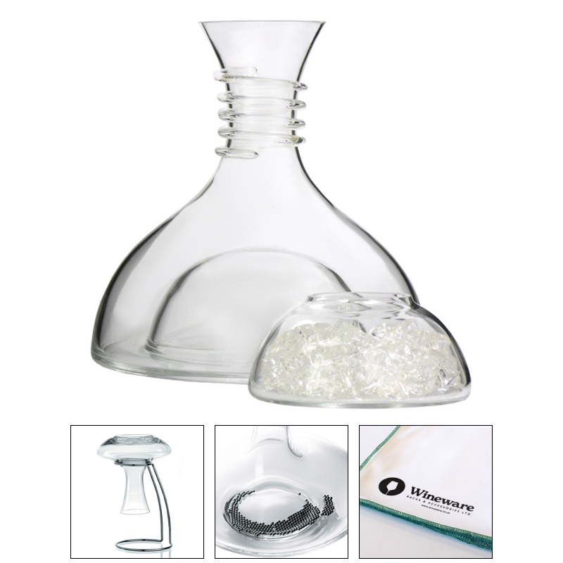 White Wine Ice Decanting Set, Decanting & Serving; UK Decanter ...